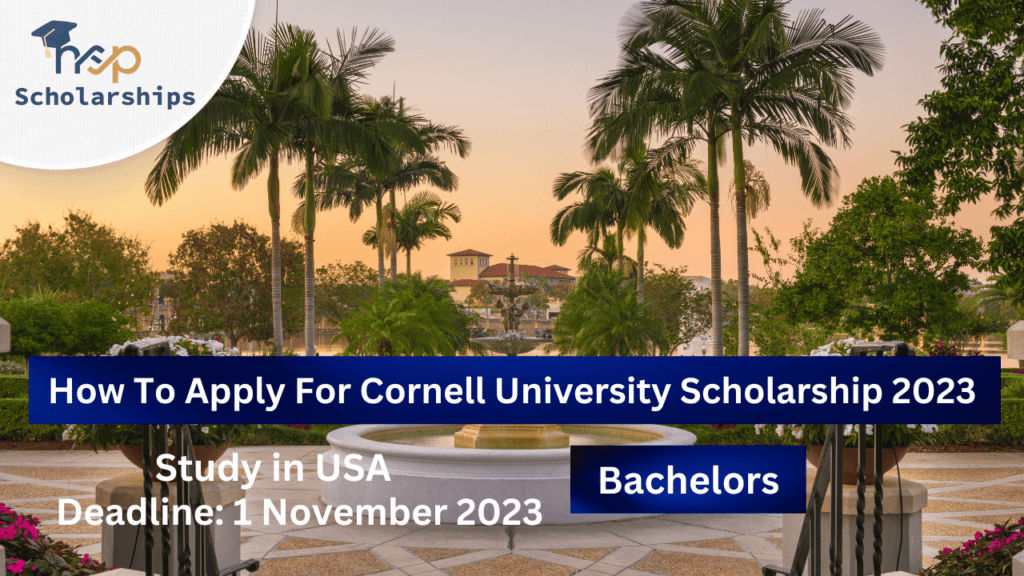 How To Apply For Cornell University Scholarship 2023